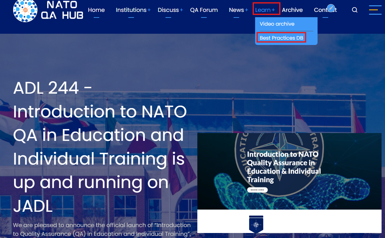 Introducing the Best Practice Database: A New Tool to Support Continuous Improvement | QA Hub ...